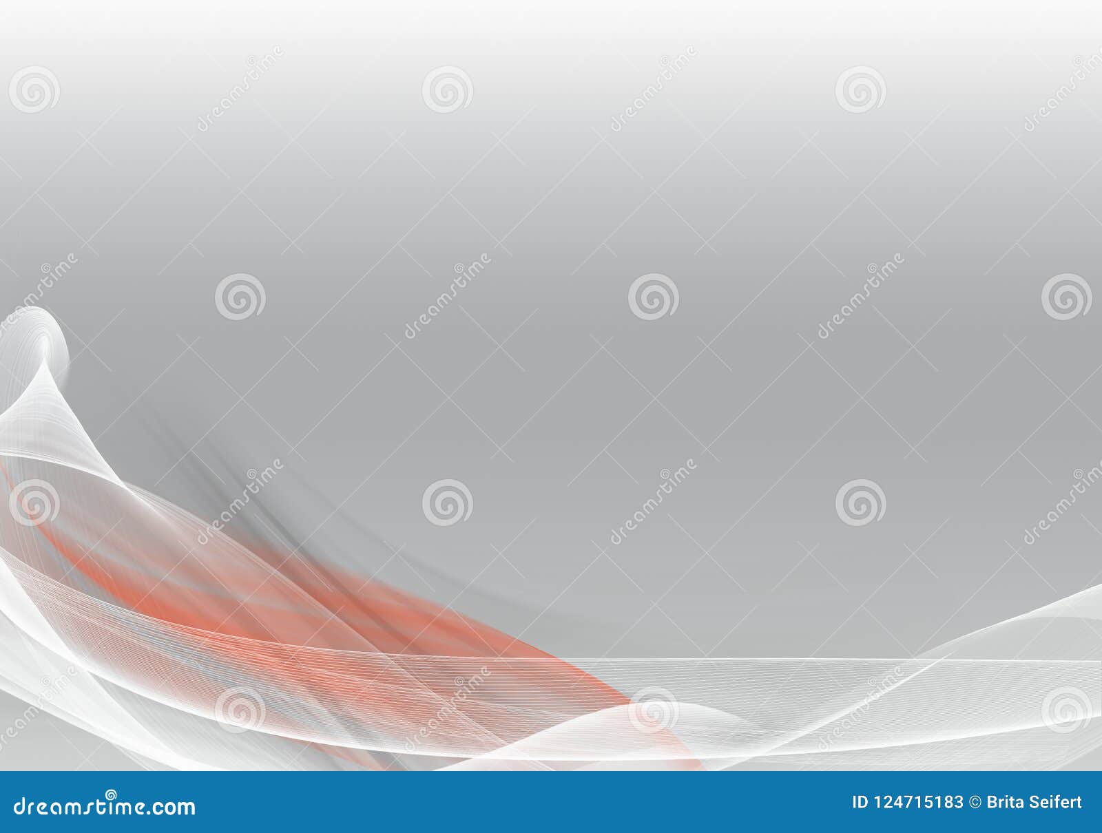 Abstracte Golven Als Achtergrond Wit, Grijs En Rood Stock Illustratie ...