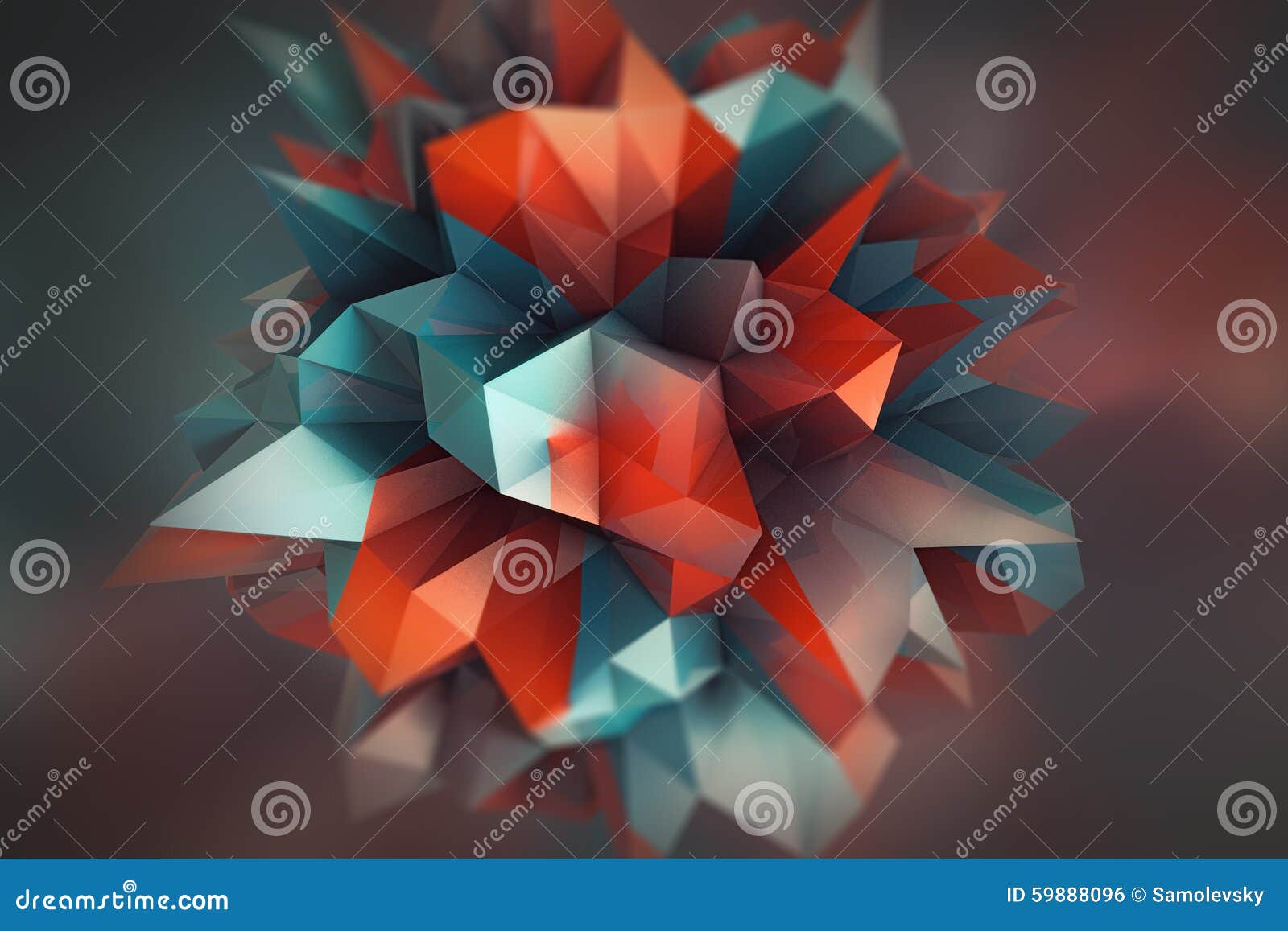 Abstracte Kleuren Geometrische Achtergrond Stock Illustratie ...