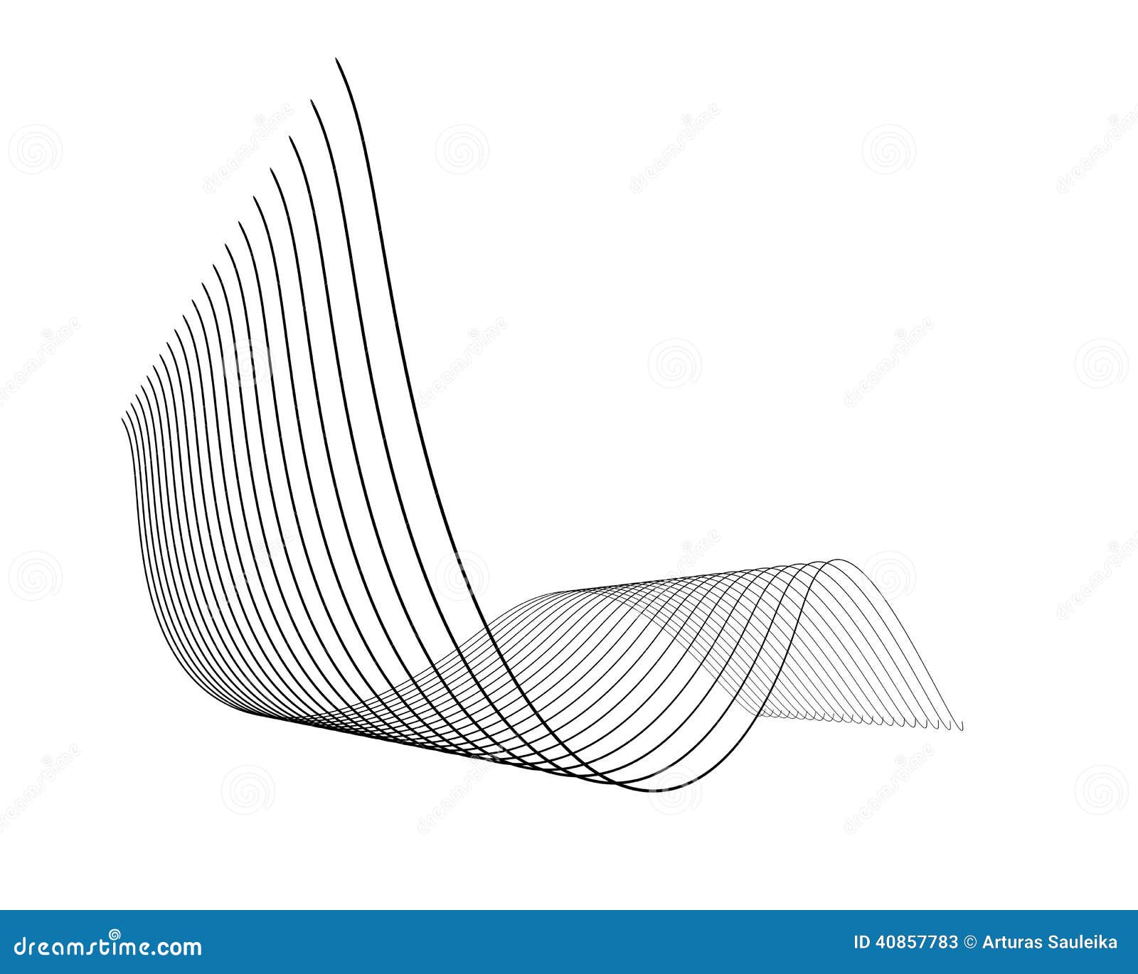 Abstracte lijnen stock afbeelding. Image of papierwaren - 40857783