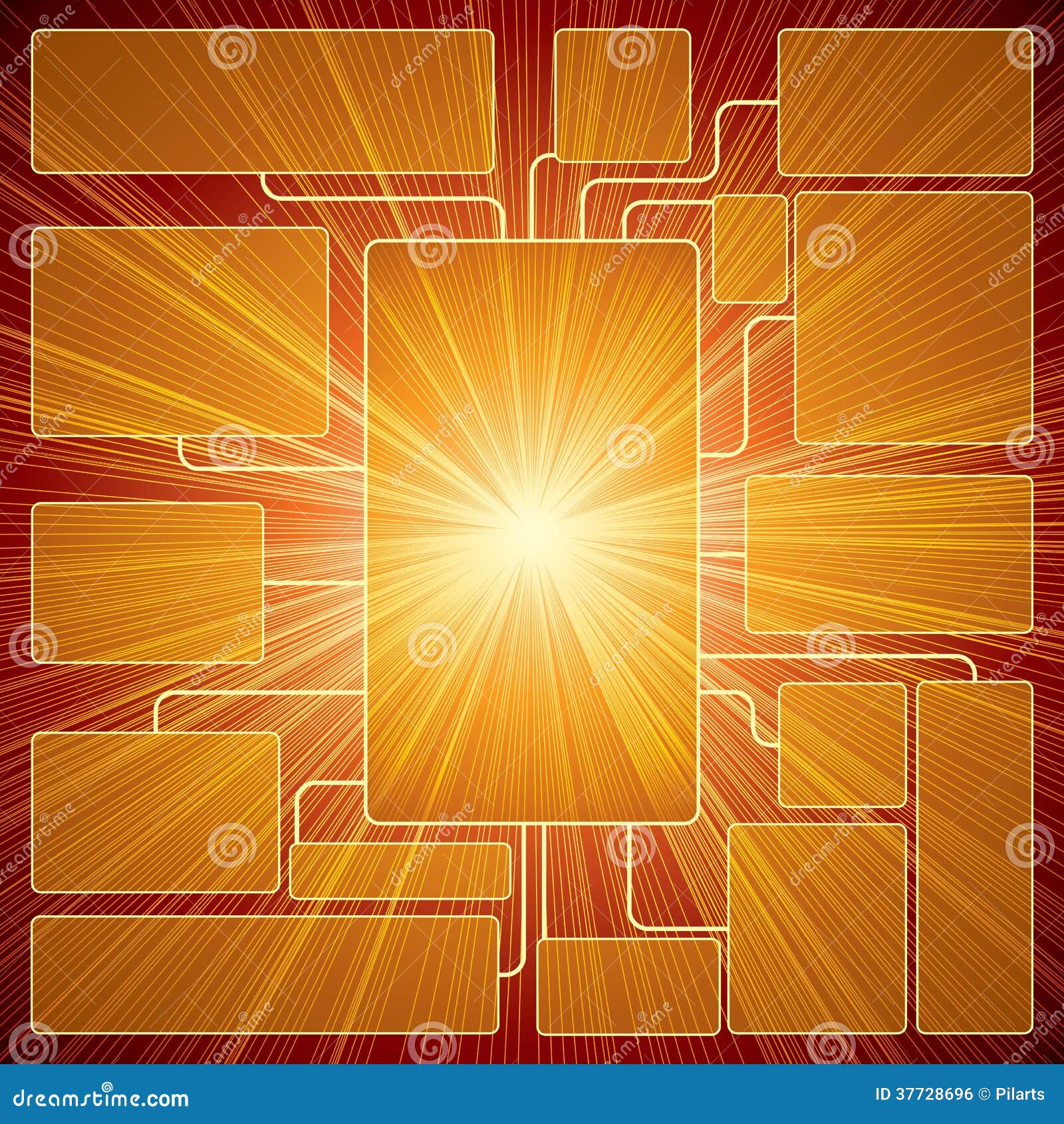 Abstracte Sociale Media Achtergrond. Vector Vector Illustratie ...