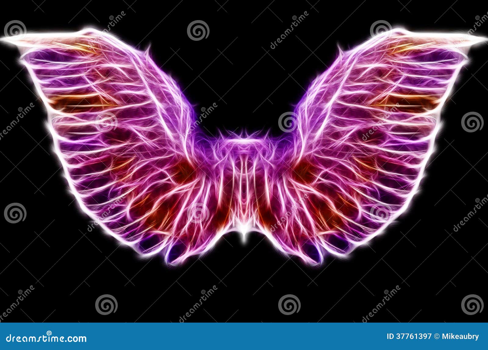 Abstracte Vleugels stock afbeelding. Image of helder - 37761397