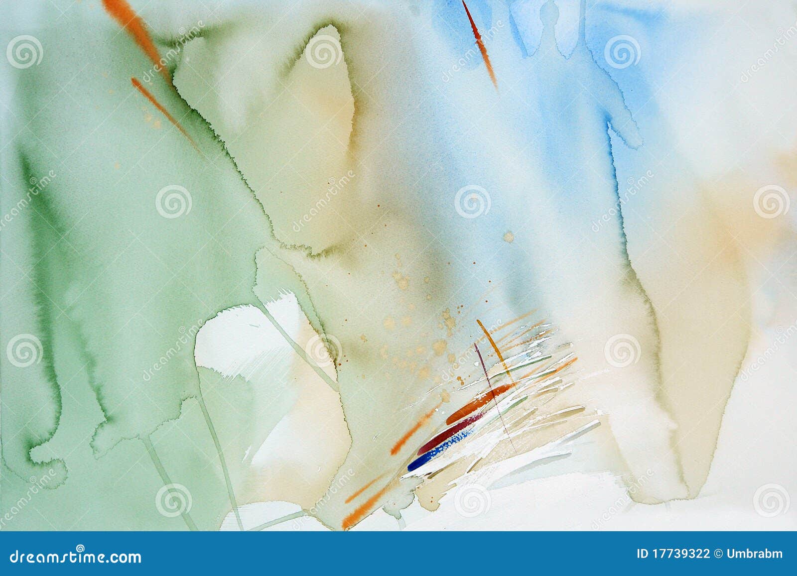 Abstracte waterverf stock foto. Image of expressief, takken - 17739322