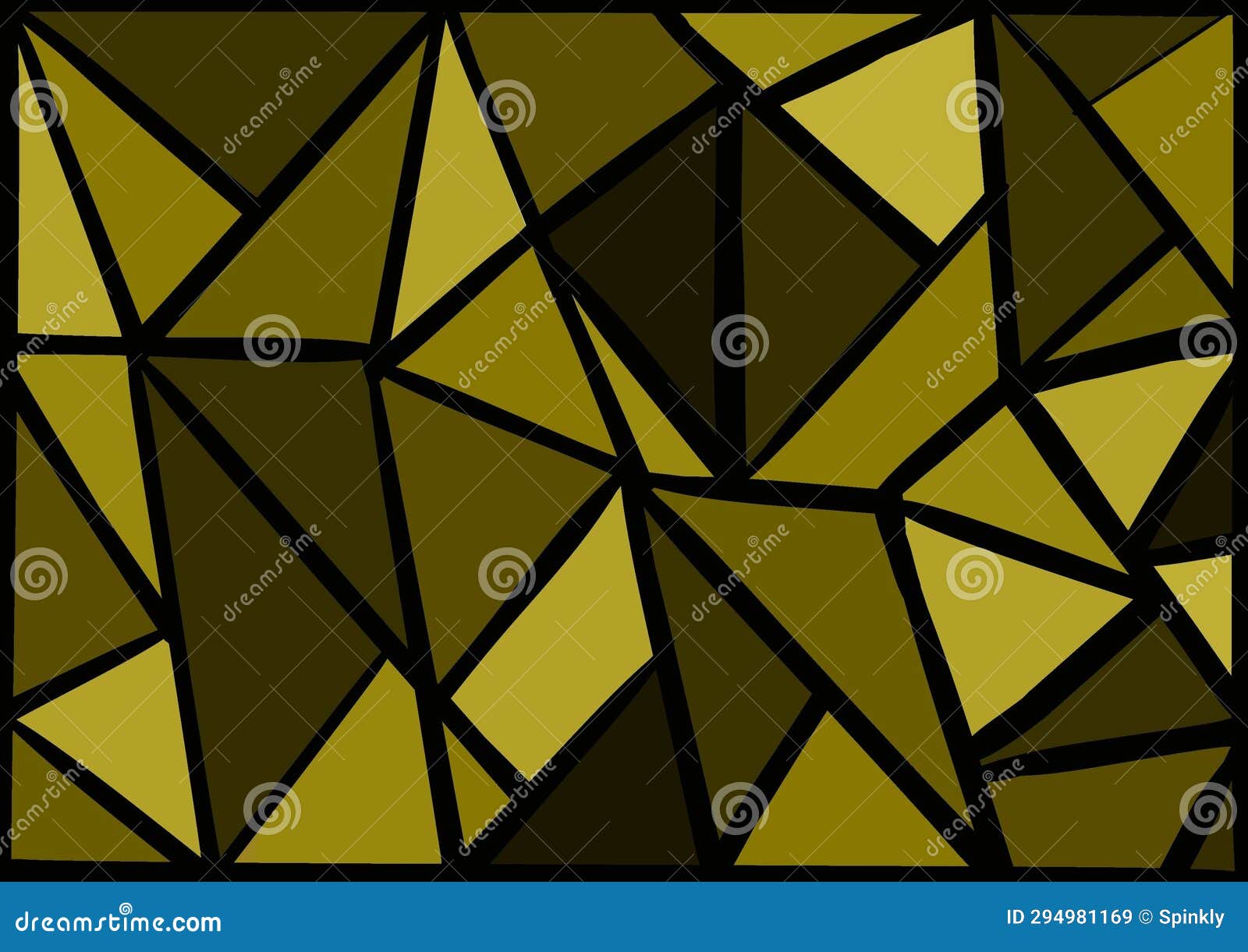 Abstracted Lines in Different Green Shades Mosaic Background Stock ...