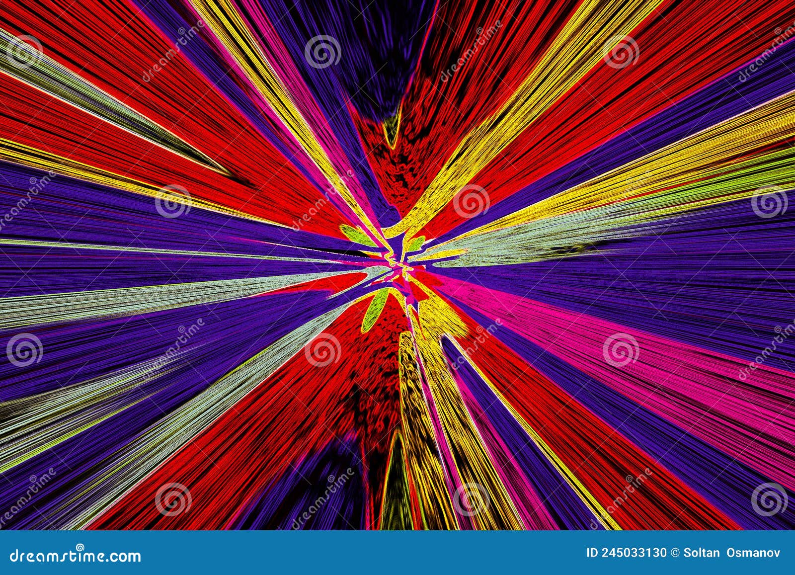 Abstraction. Extraterrestrial Matter, Patterns, Rays and Light. Stock ...