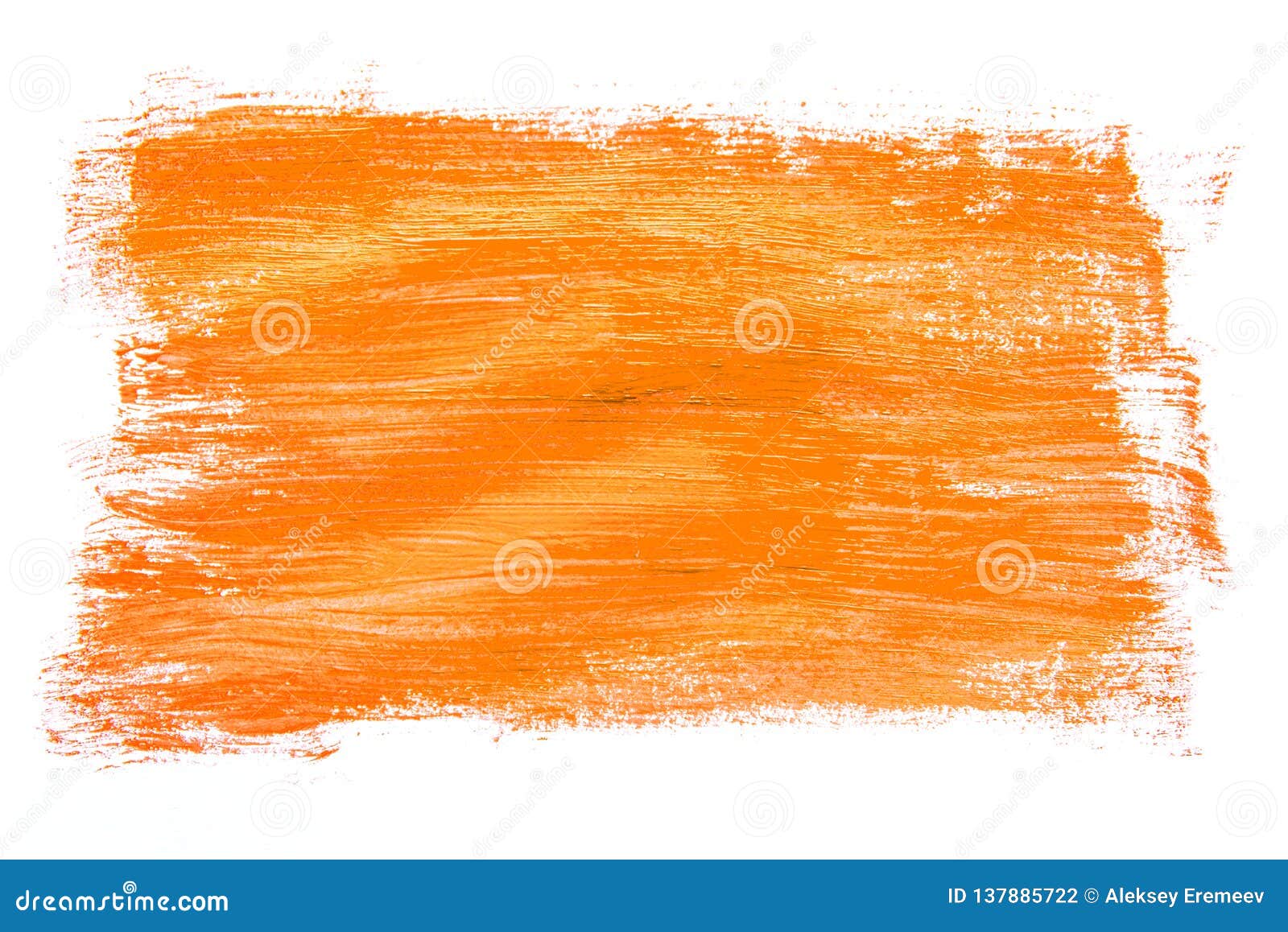 Abstraction for Background, Rectangular Pattern with Orange Paint on ...