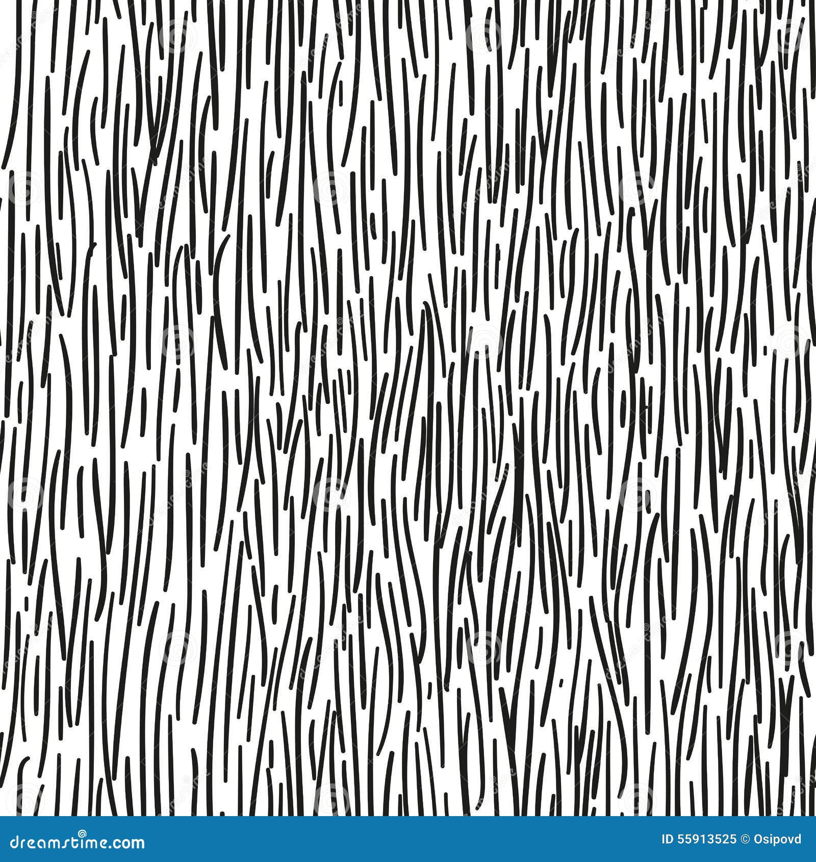 Abstraction Black Stripes Seamless Pattern Stock Vector - Illustration ...