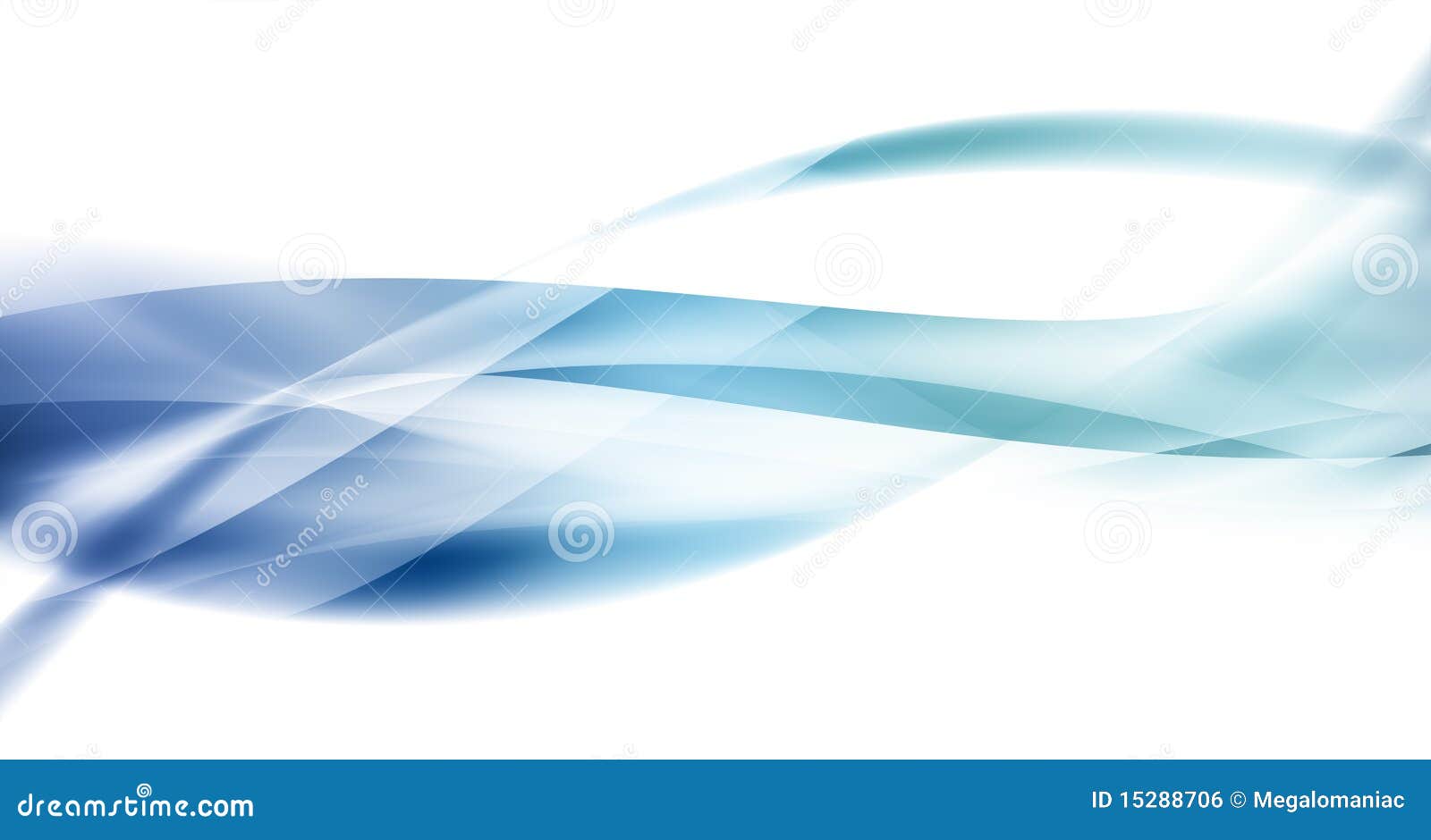 Abstraction in Blue-azure Tones Stock Illustration - Illustration of ...