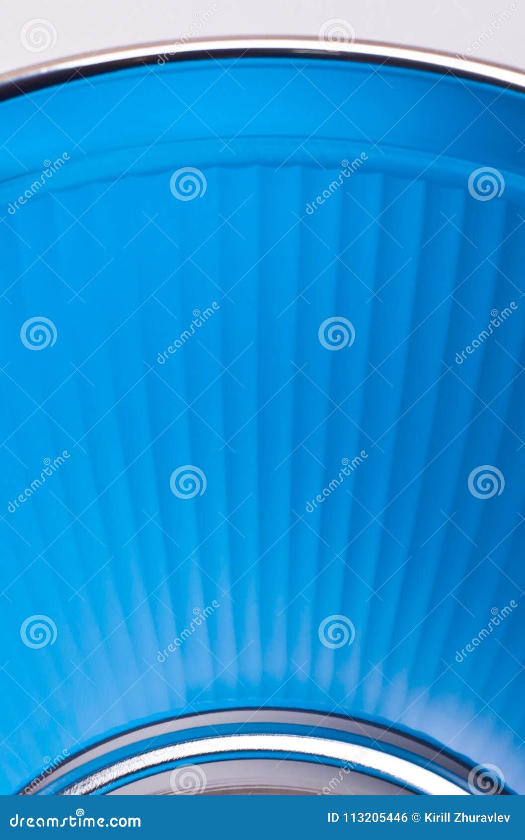 Abstraction, Blue Background. Reflection of the Blue Light in the ...