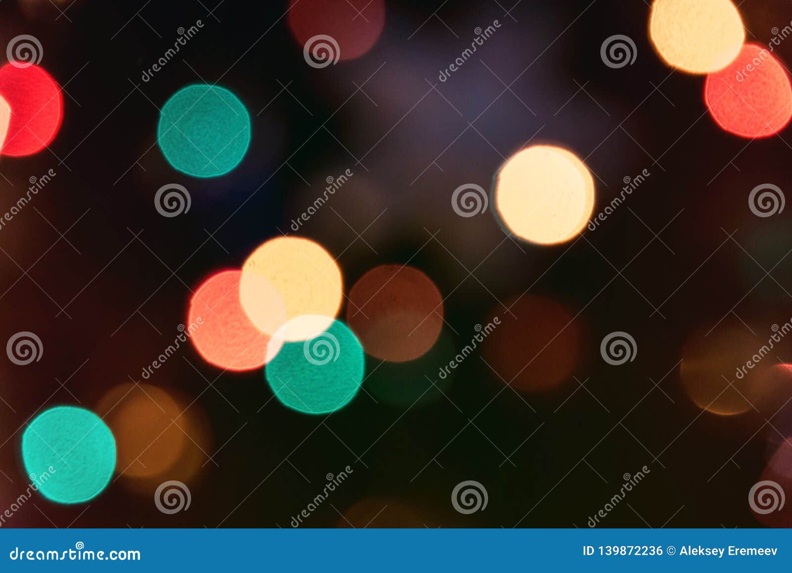 Abstraction, Bokeh Color Light Stock Photo - Image of celebration ...