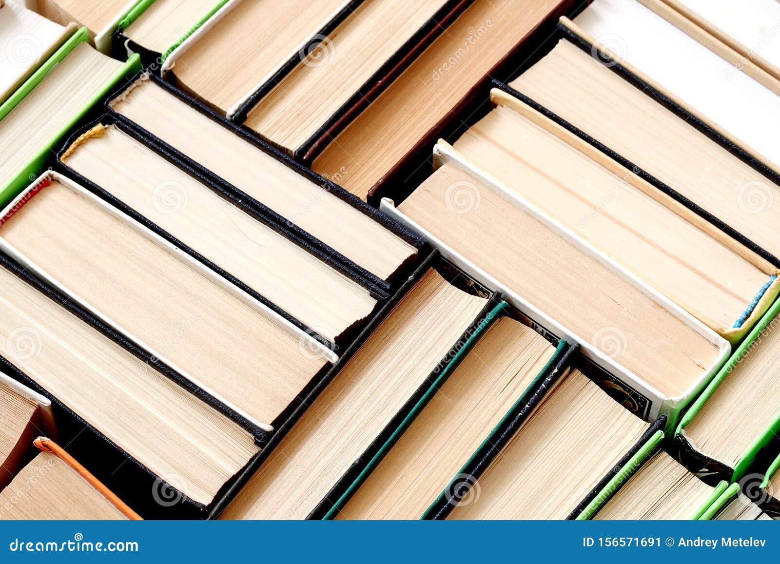 Abstraction of Books Standing Vertically Top View of the Book Roots ...