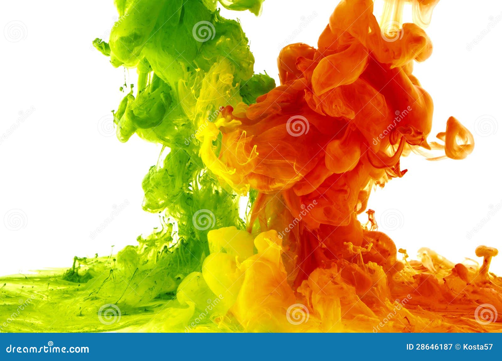 Abstraction colored drops stock image. Image of away - 28646187