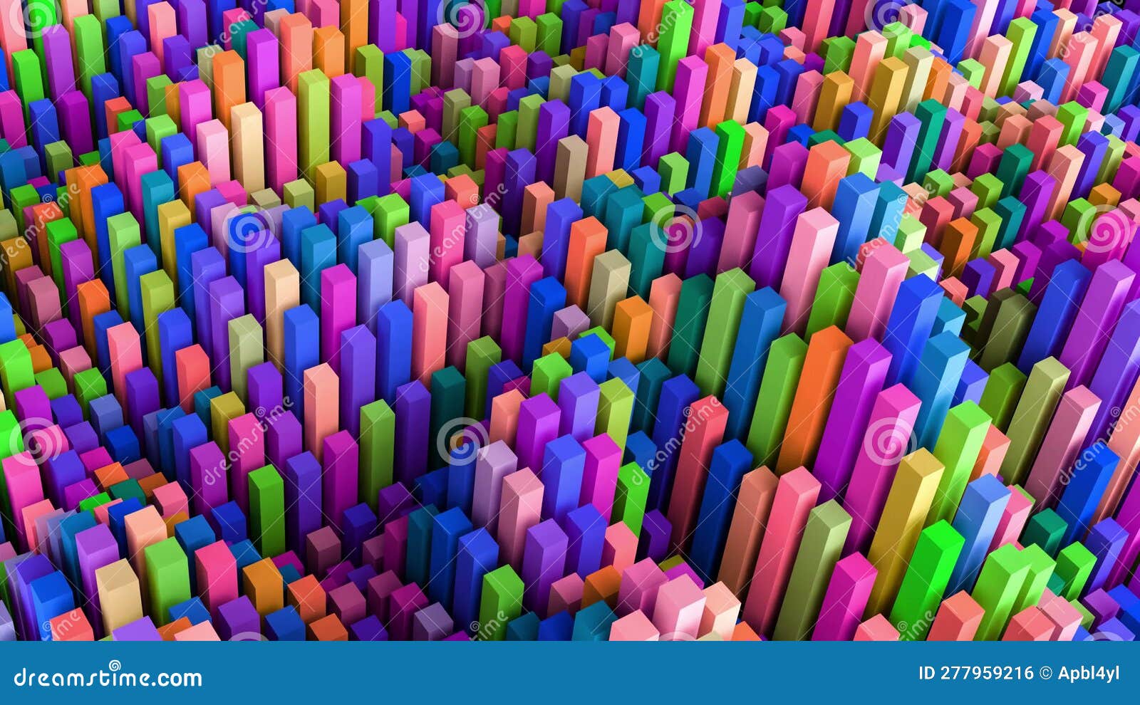 Abstraction Colorful Boxes Form a Wave. Abstract Motion, Loop, 3d Rendering, 4k Stock Footage ...