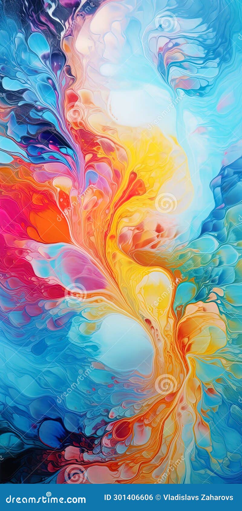 Abstraction of Colorful Spots that Create a Whirlwind of Emotions and ...