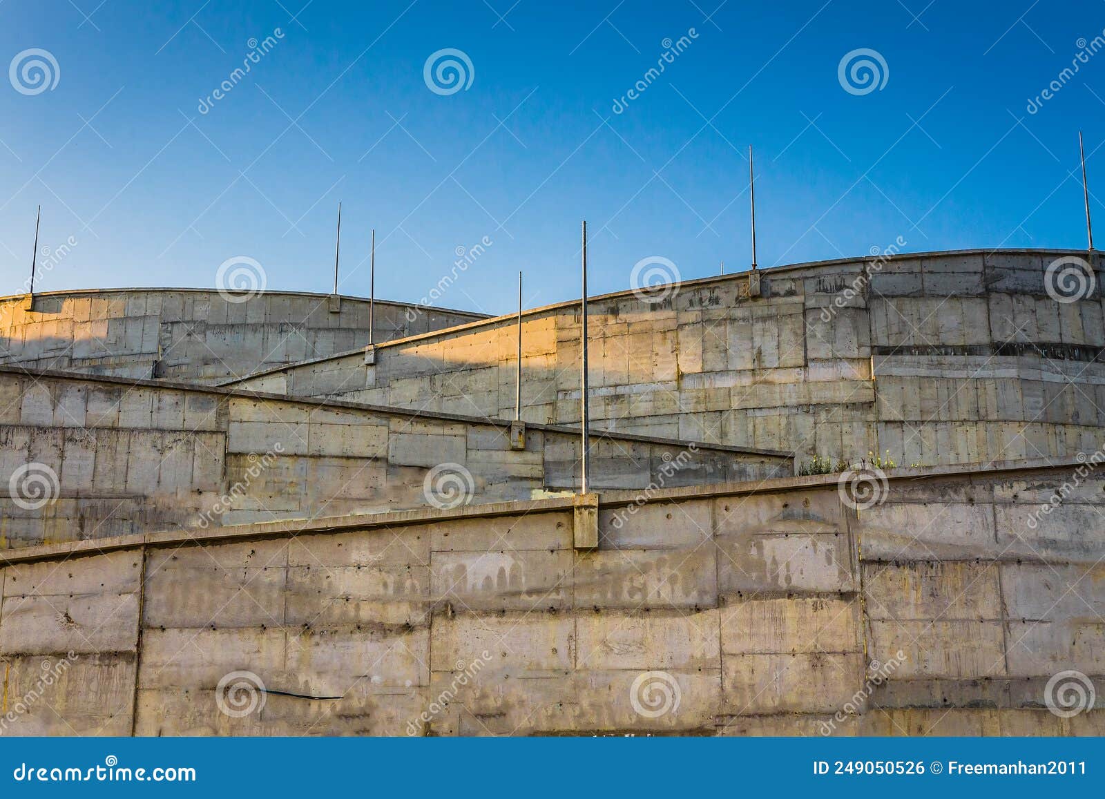Abstraction of Diagonal Lines of a Concrete Wall Stock Photo - Image of ...