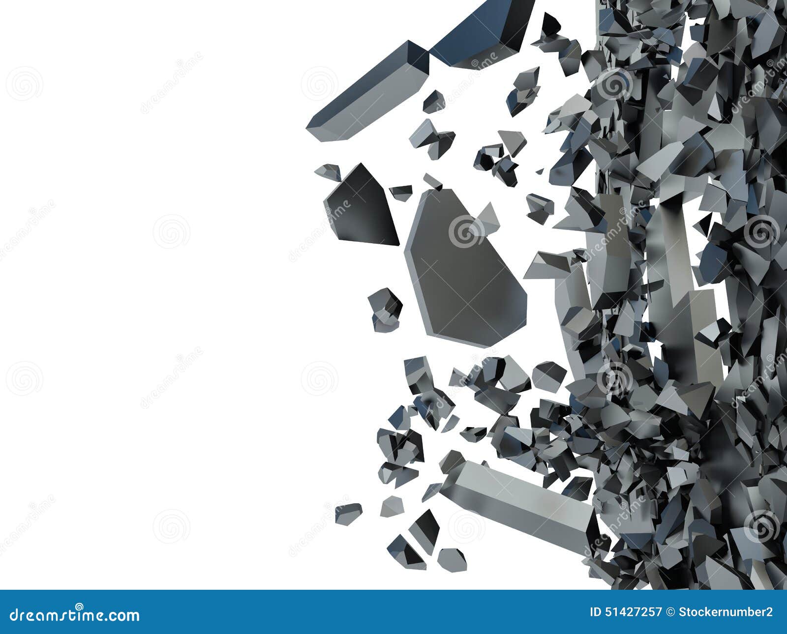 Abstraction of Different Fragments on a White Background Stock ...