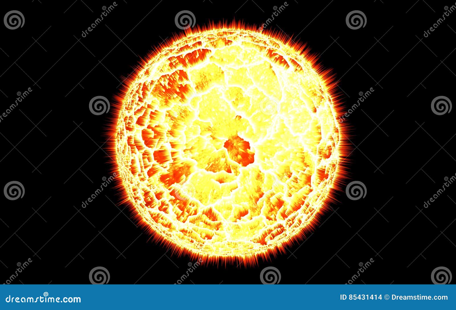 Abstraction , an Exploding Star Stock Illustration - Illustration of ...
