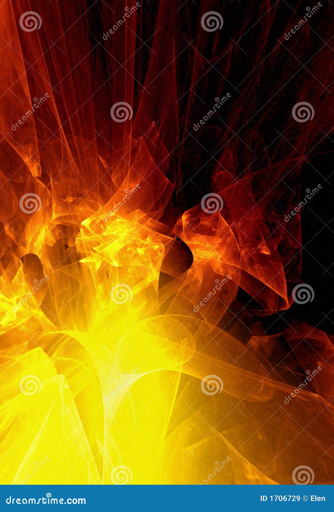 Abstraction Fiery Background Stock Illustration - Illustration of ...