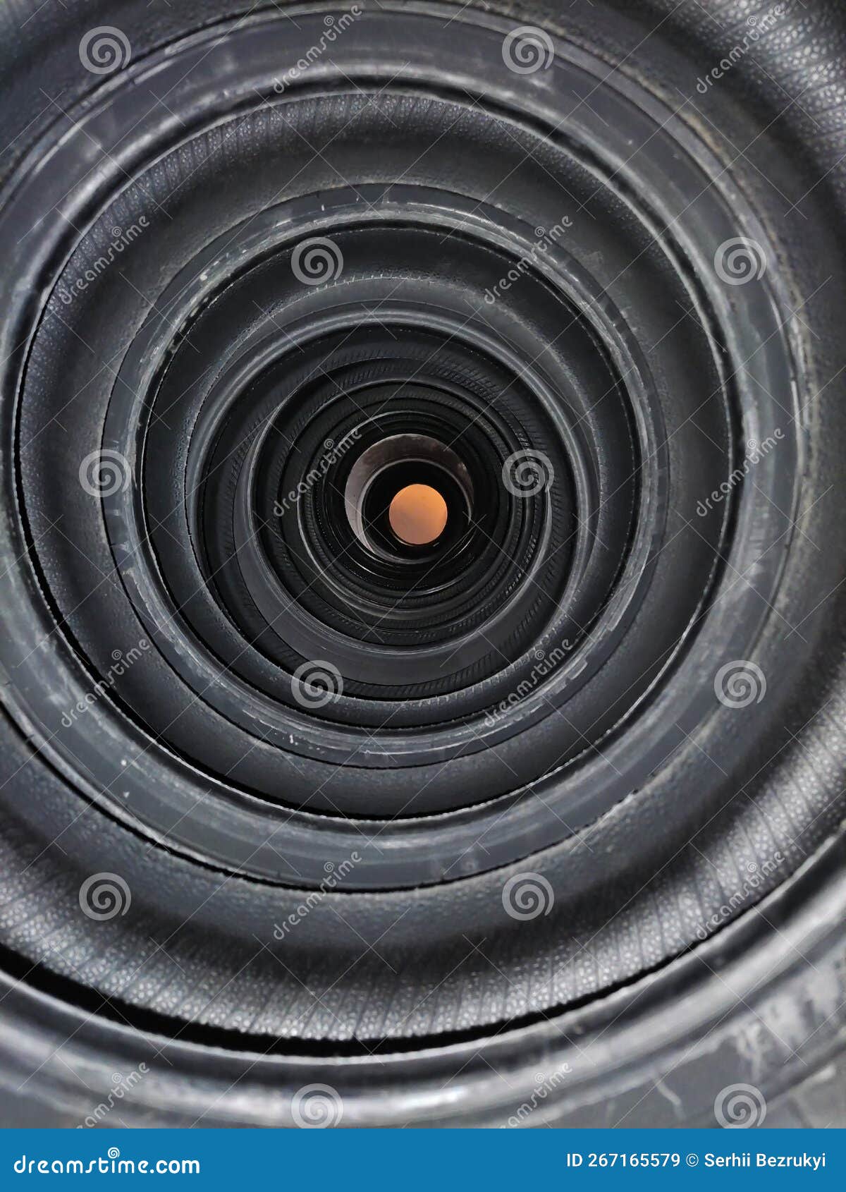 An Abstraction in the Form of a Perspective of the Inner Part of a Row ...