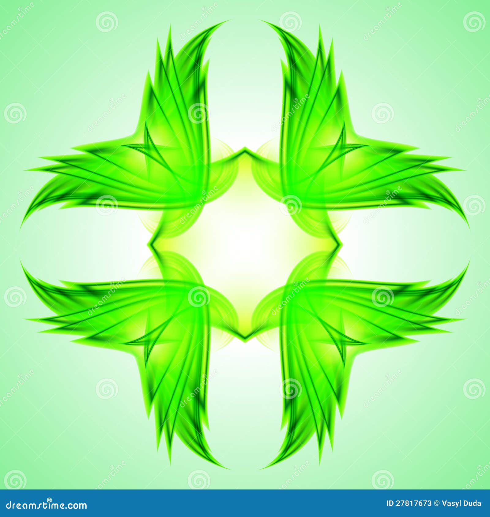 Abstraction green symbol stock vector. Illustration of brand - 27817673
