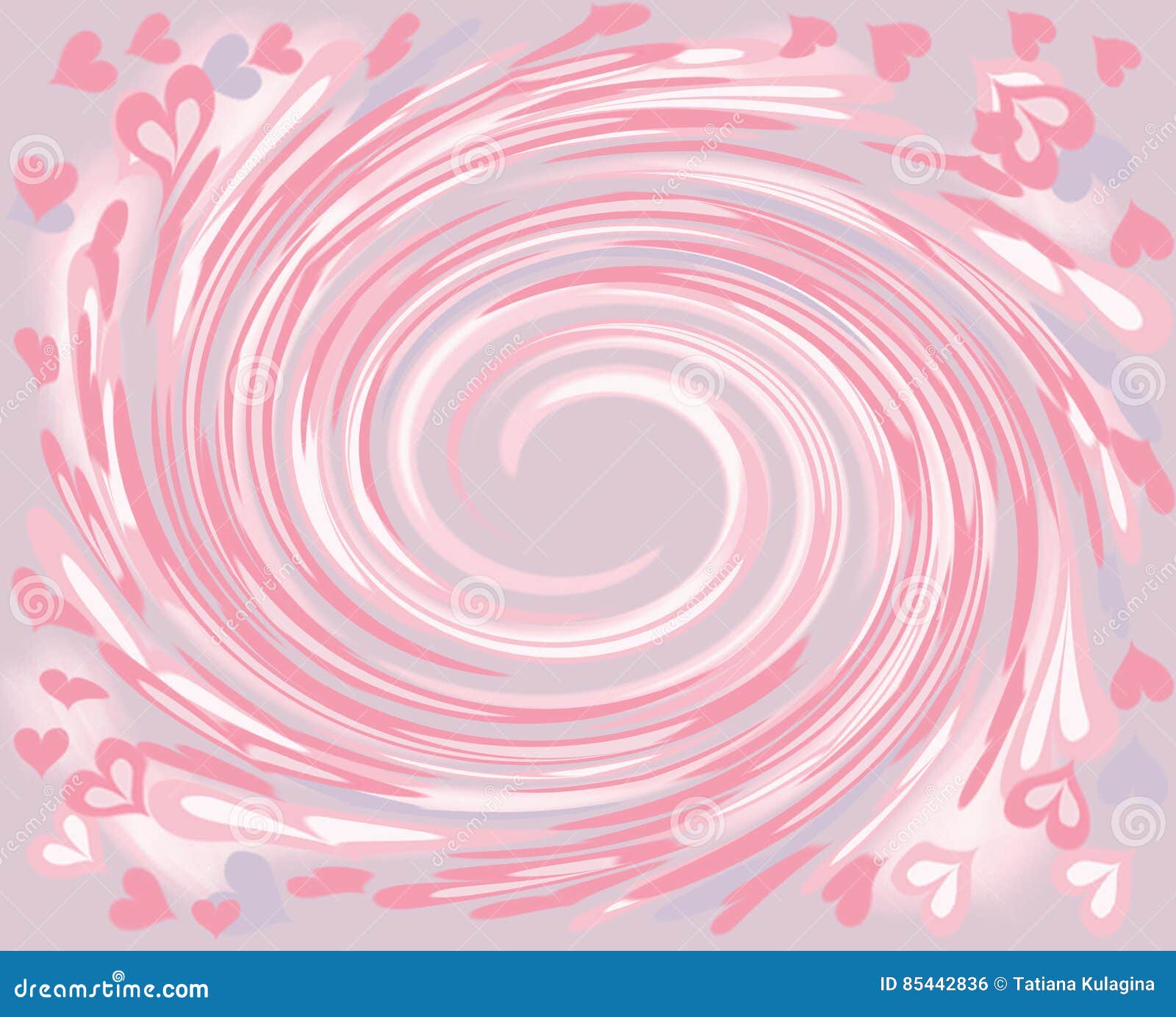 Abstraction from hearts stock illustration. Illustration of drawing ...