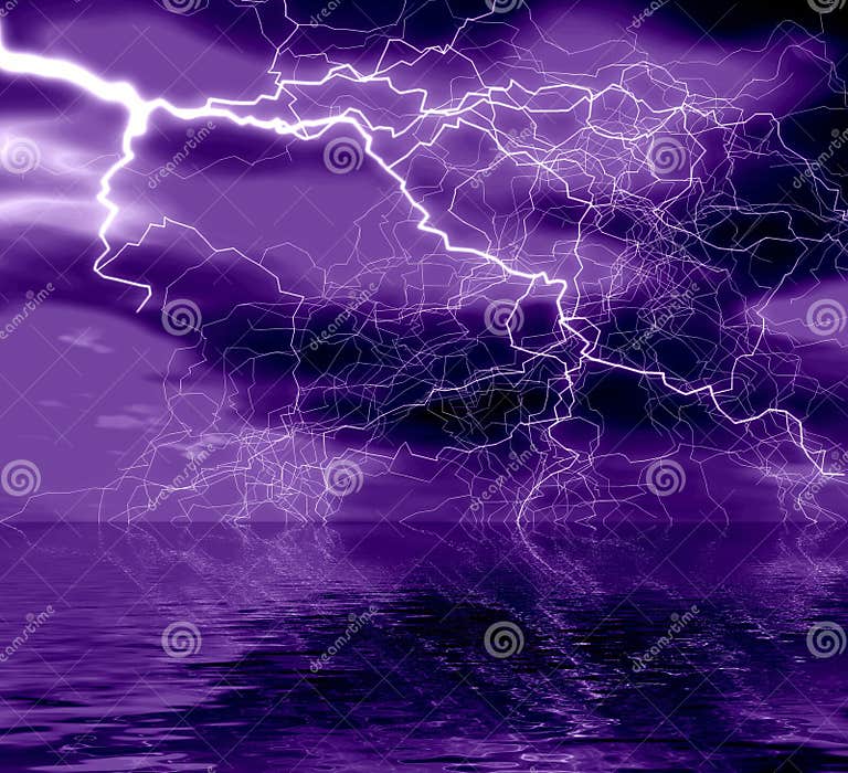 Abstraction lightning stock illustration. Illustration of fulminate ...