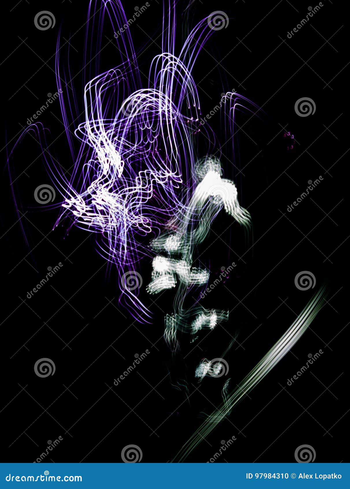 Abstraction with a Long Exposure Stock Photo - Image of movement ...
