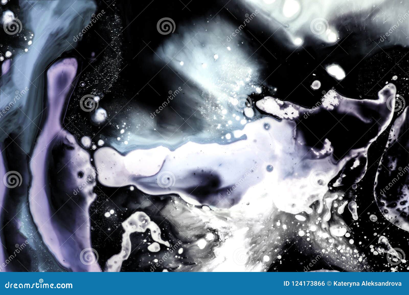 Abstract Ink Background. Moving Liquid Paint in Water Stock ...