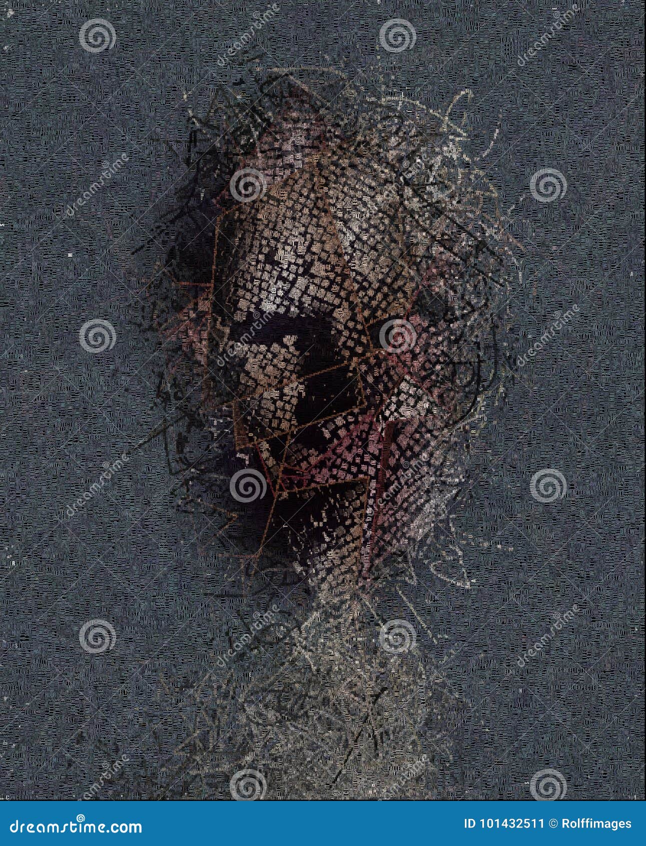 Ghost stock illustration. Illustration of artistic, abstract - 101432511