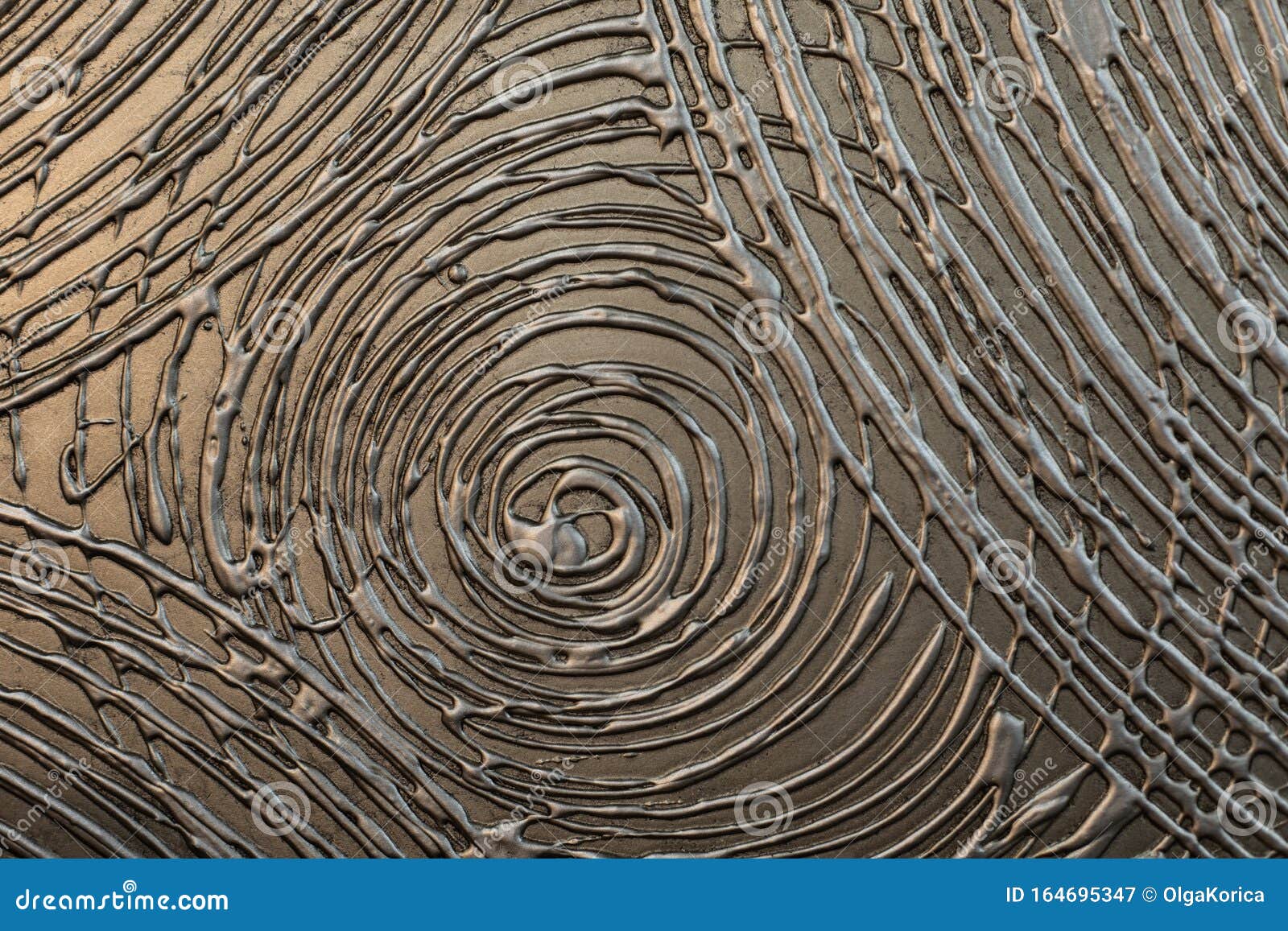 Circular Patterns On White Plaster. Abstract Texture Royalty-Free Stock ...