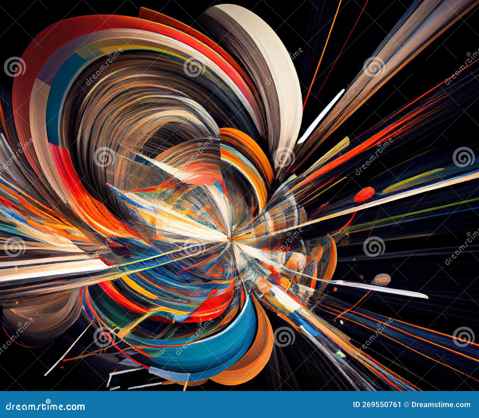 Abstraction Movement Lines. Futuristic Background Stock Image - Image ...