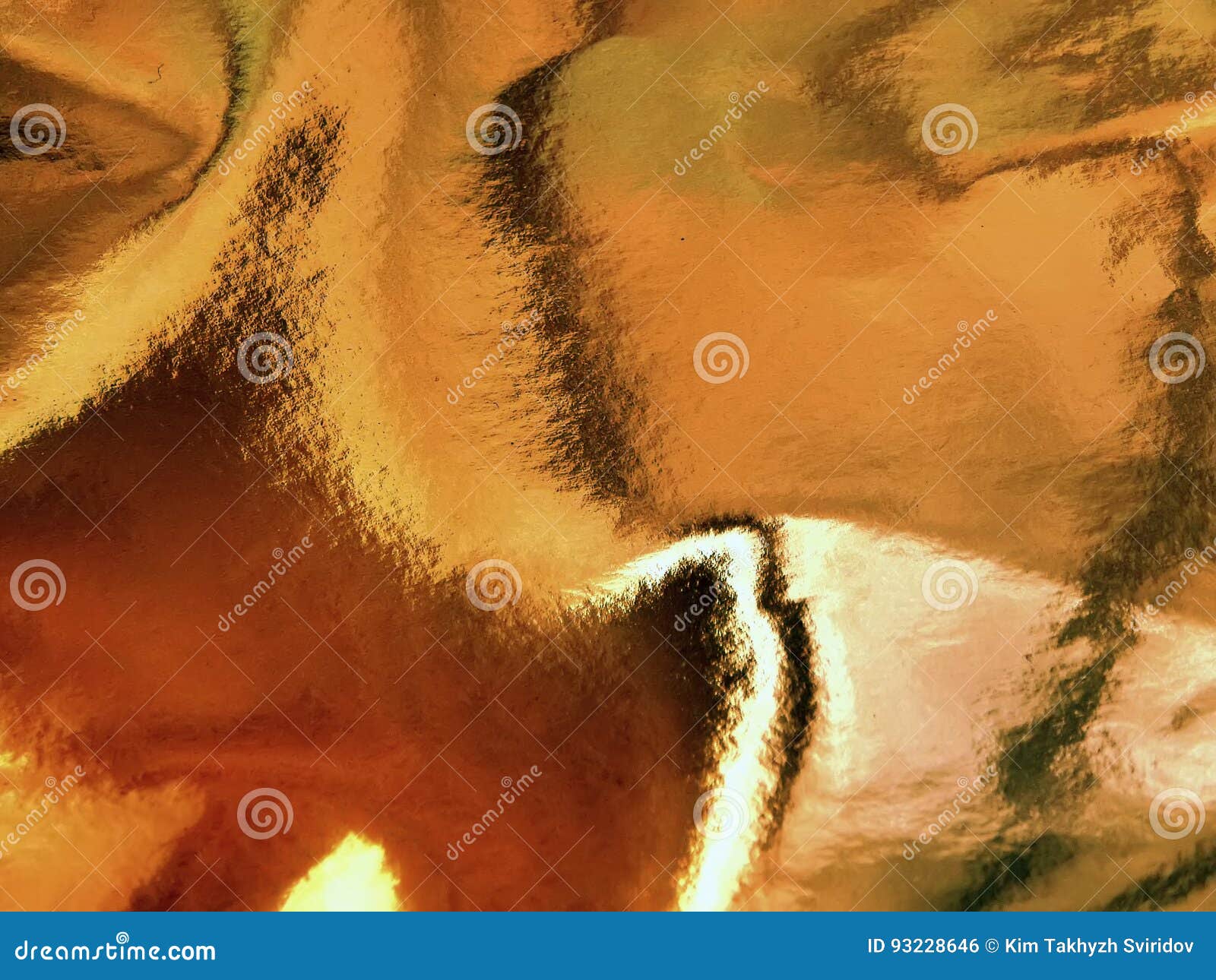 Abstraction of a Shiny Gold Background Stock Photo - Image of durable ...