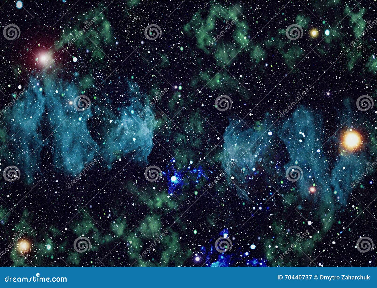 Abstraction Space Background for Design. Mystical Light Stock Image ...