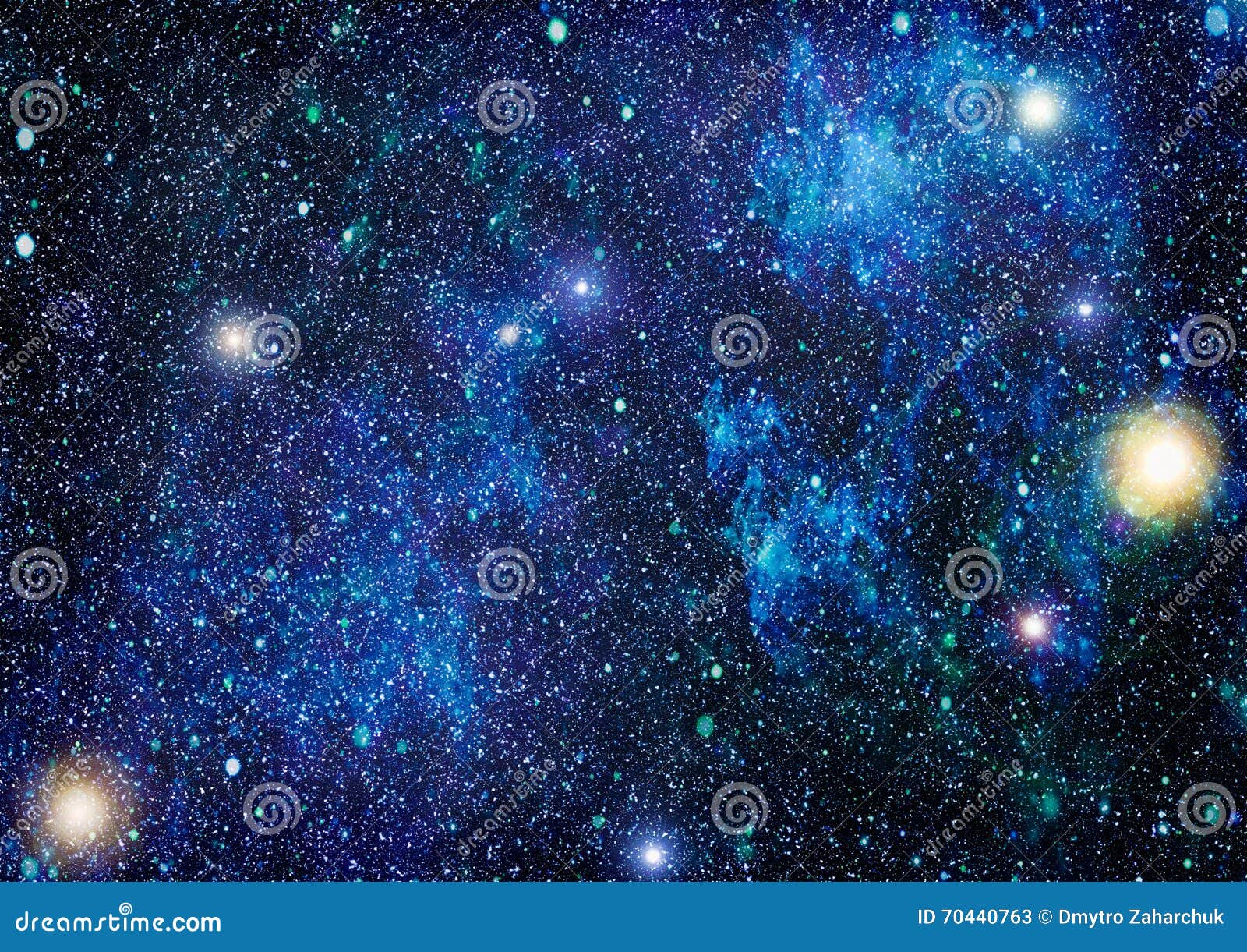 Abstraction Space Background for Design. Mystical Light Stock Image ...