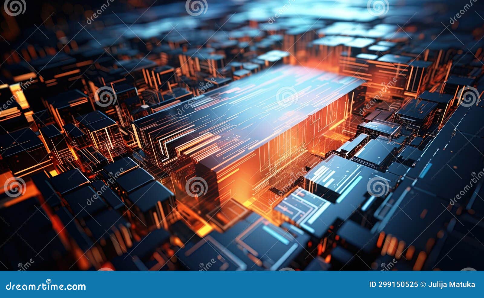 Technological Abstractions Stock Illustrations – 163 Technological ...