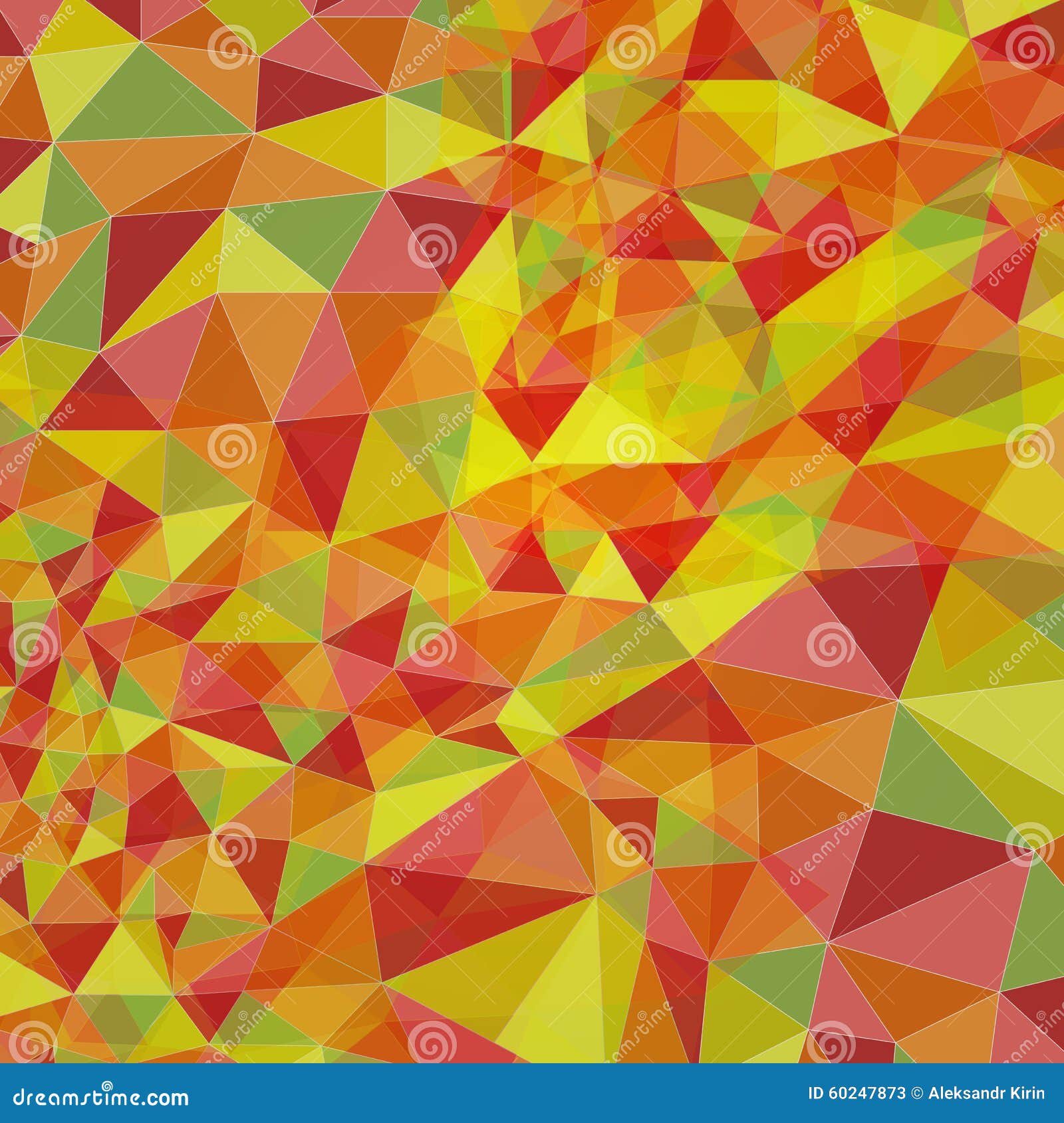 Abstraction from Triangles. Stock Vector - Illustration of polygons ...