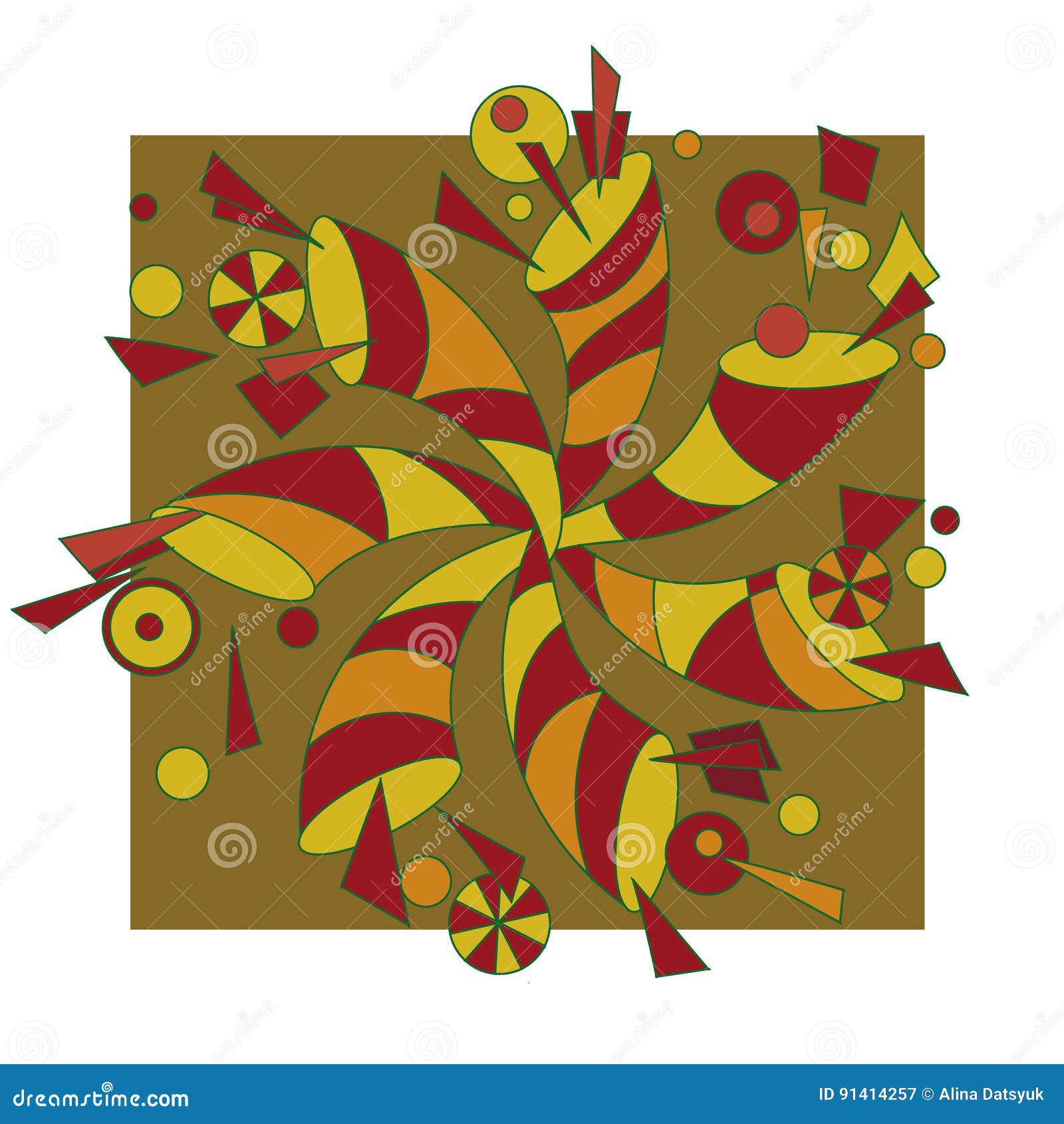 Abstraction Vane Cornucopia Stock Vector - Illustration of icon, circus ...