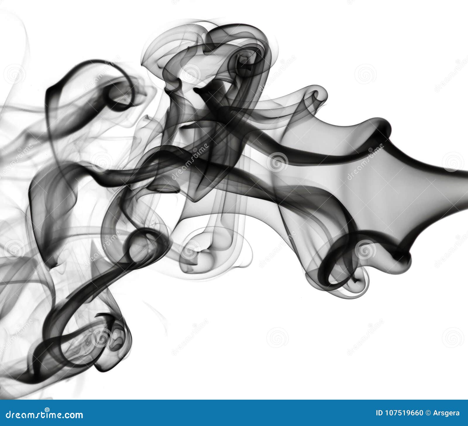 Abstraction: White Smoke Pattern on White Stock Photo - Image of ...