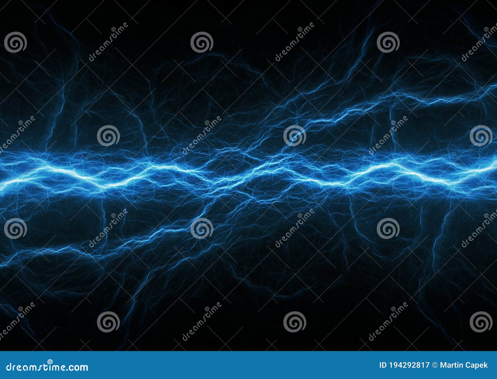 Abstracto Eléctrico De Plasma De Rayos Stock de ilustración ...