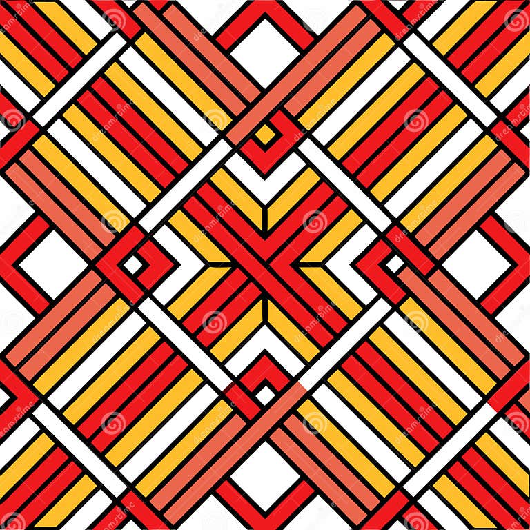 Abstracts Seamless Geometric Pattern Stock Vector - Illustration of geometric, element: 349150717