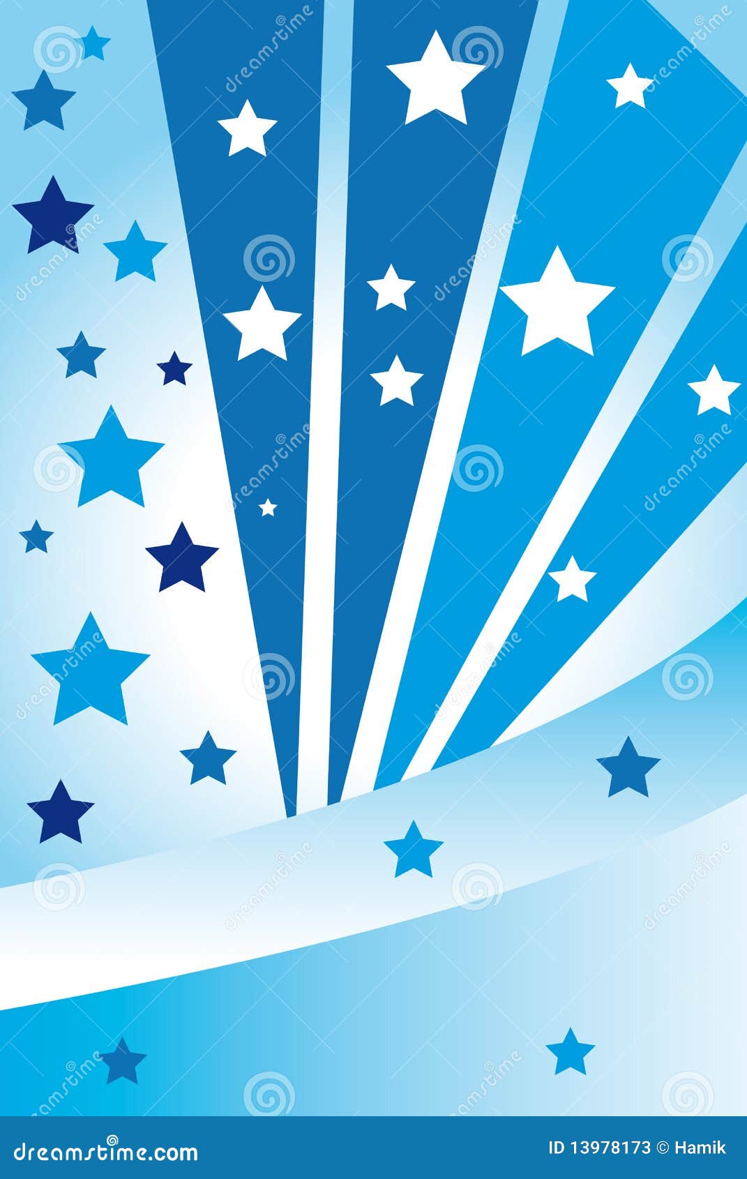 Abstraiga Las Estrellas Azules Ilustración del Vector - Ilustración de ...