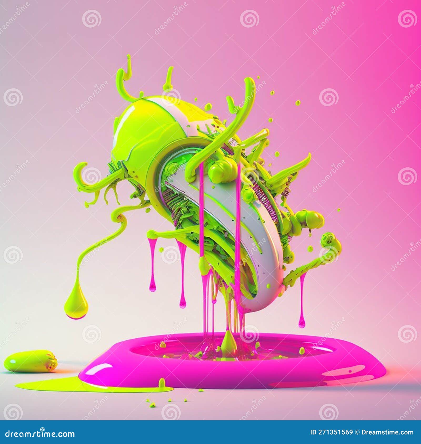 Abstrak Objek in Colour Background Stock Illustration - Illustration of ...