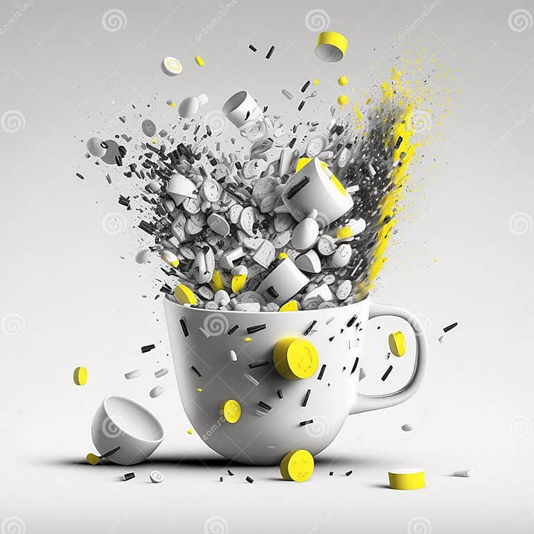 Abstrak Objek in Colour Background Stock Illustration - Illustration of ...