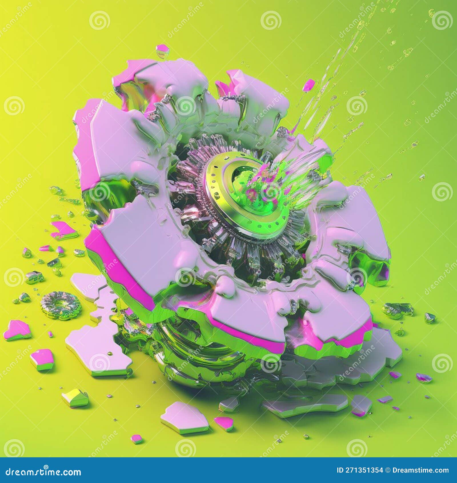 Abstrak Objek in Colour Background Stock Illustration - Illustration of ...