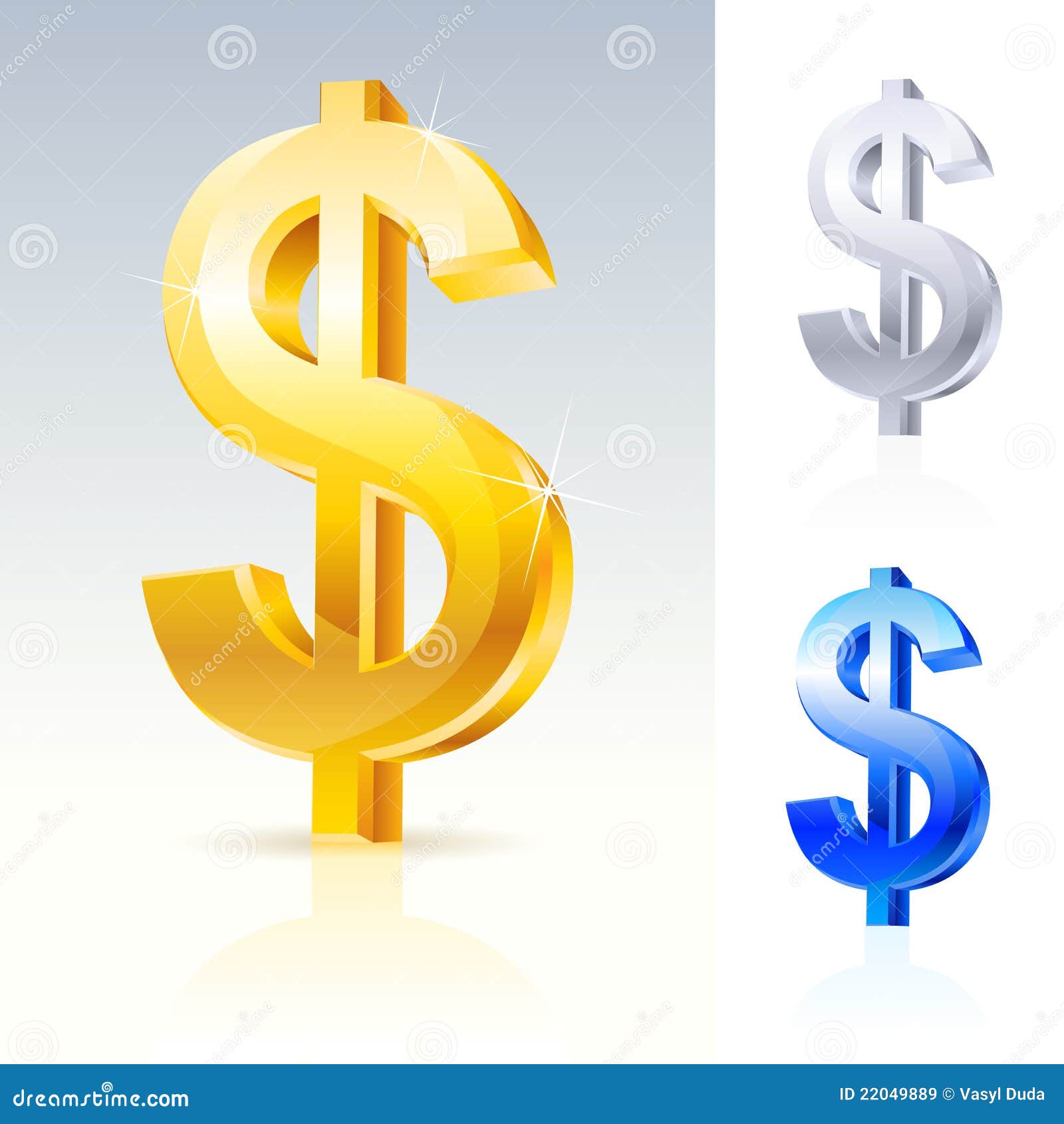 Abstrakt dollartecken vektor illustrationer. Illustration av metall ...