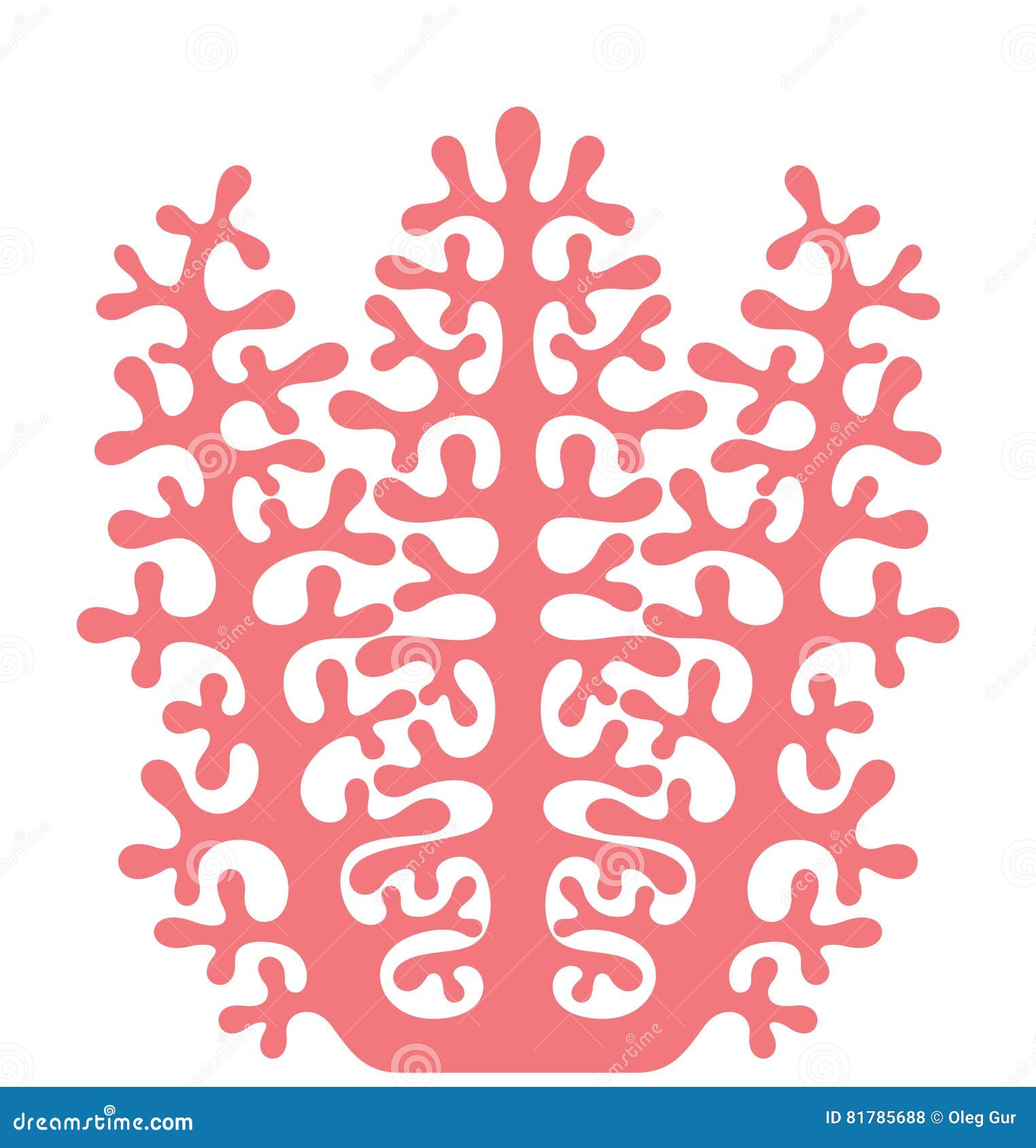 Abstrakt korall vektor illustrationer. Illustration av australasian ...