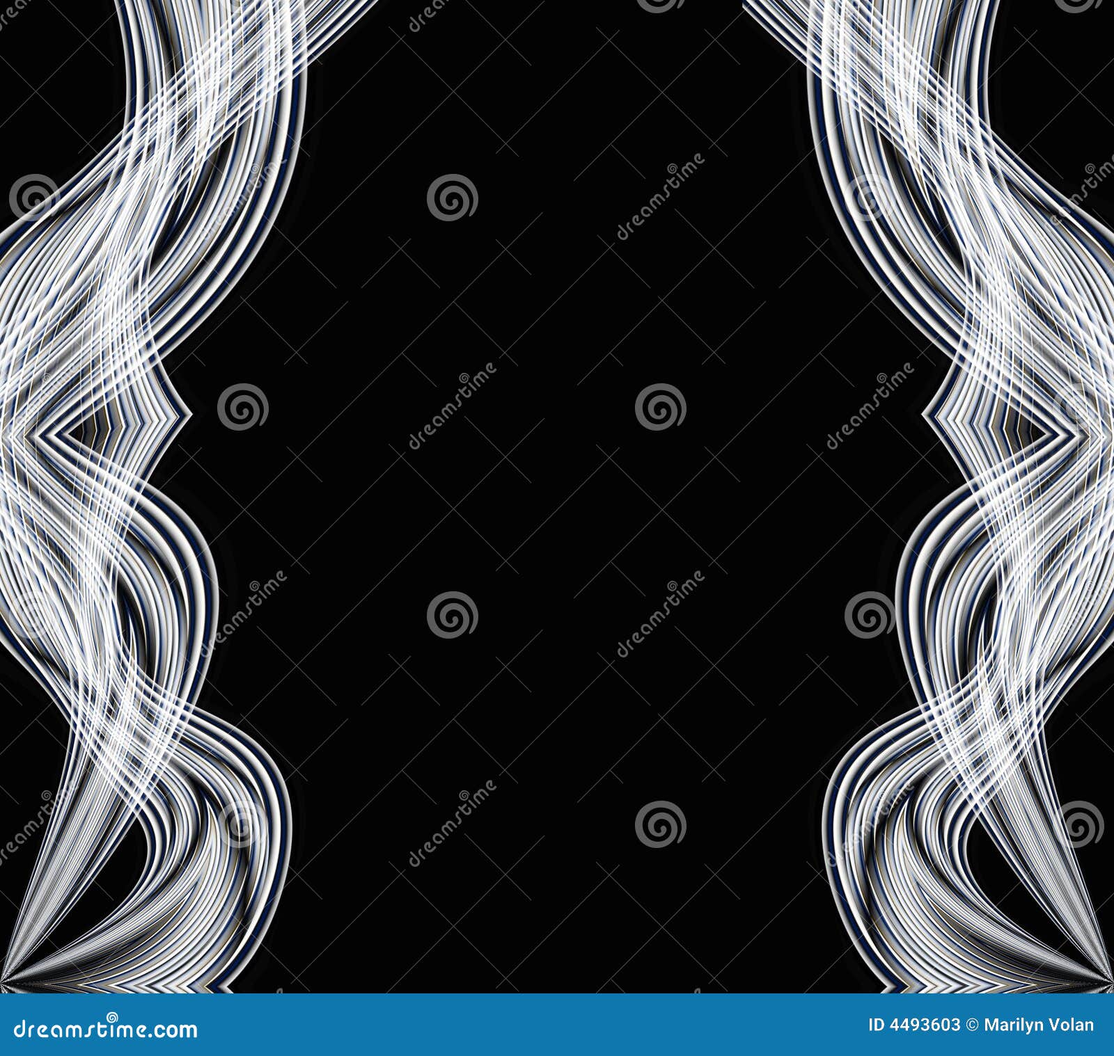 Abstrakte Gewellte Linien Bild. Bild: 4493603