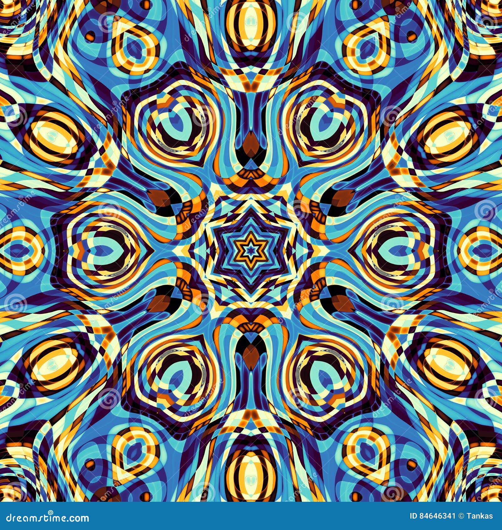 Abstrakte Mandala Background Stock Abbildung - Illustration von ...