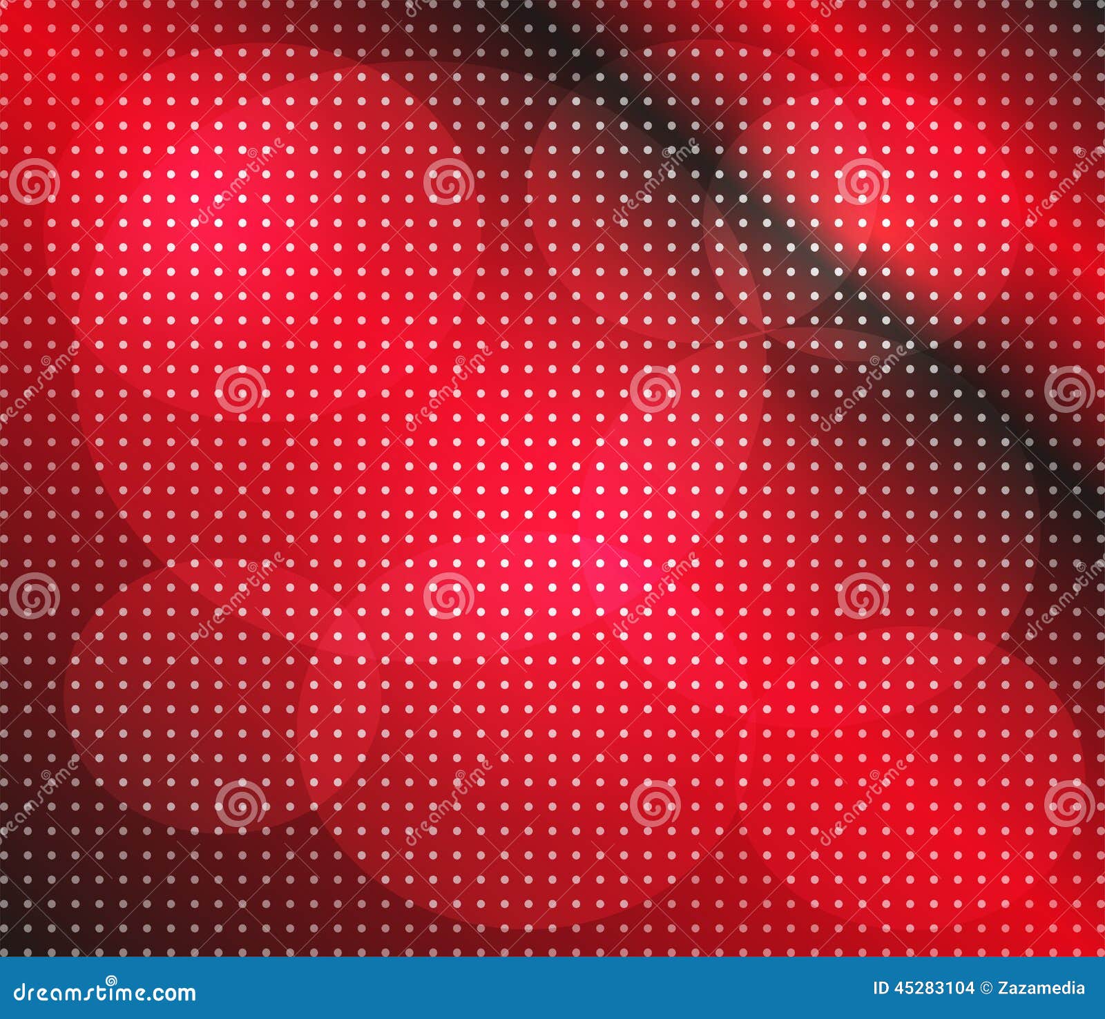 Abstrakte Rote Punkte Auf Dunklem Hintergrund Vektor Abbildung ...