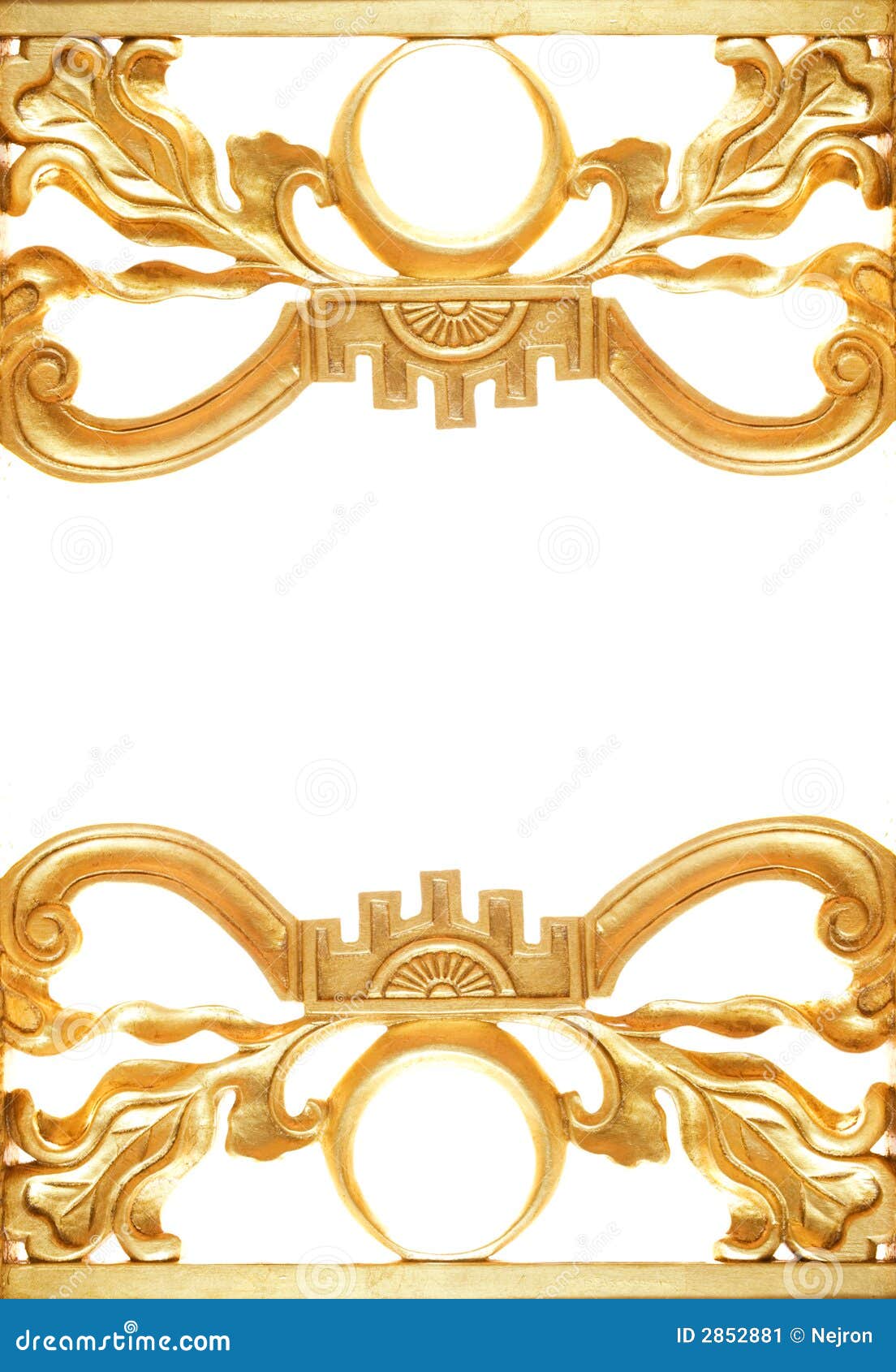 Abstrakter goldener Rand stockbild. Bild von verzierung - 2852881