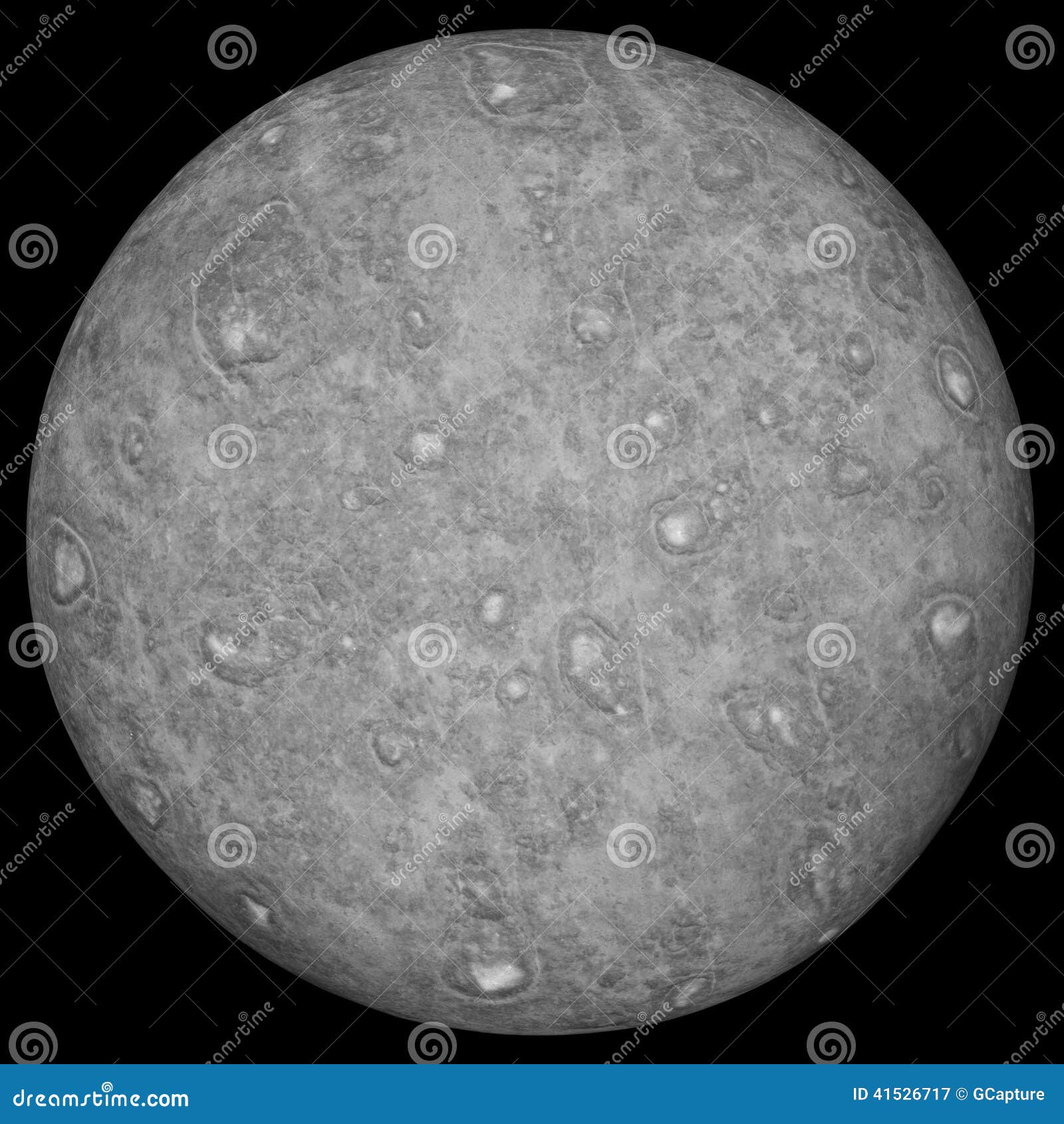 Abstrakter Grauer Planet Oder Satellitenaussehung Wie Mond Stockbild ...